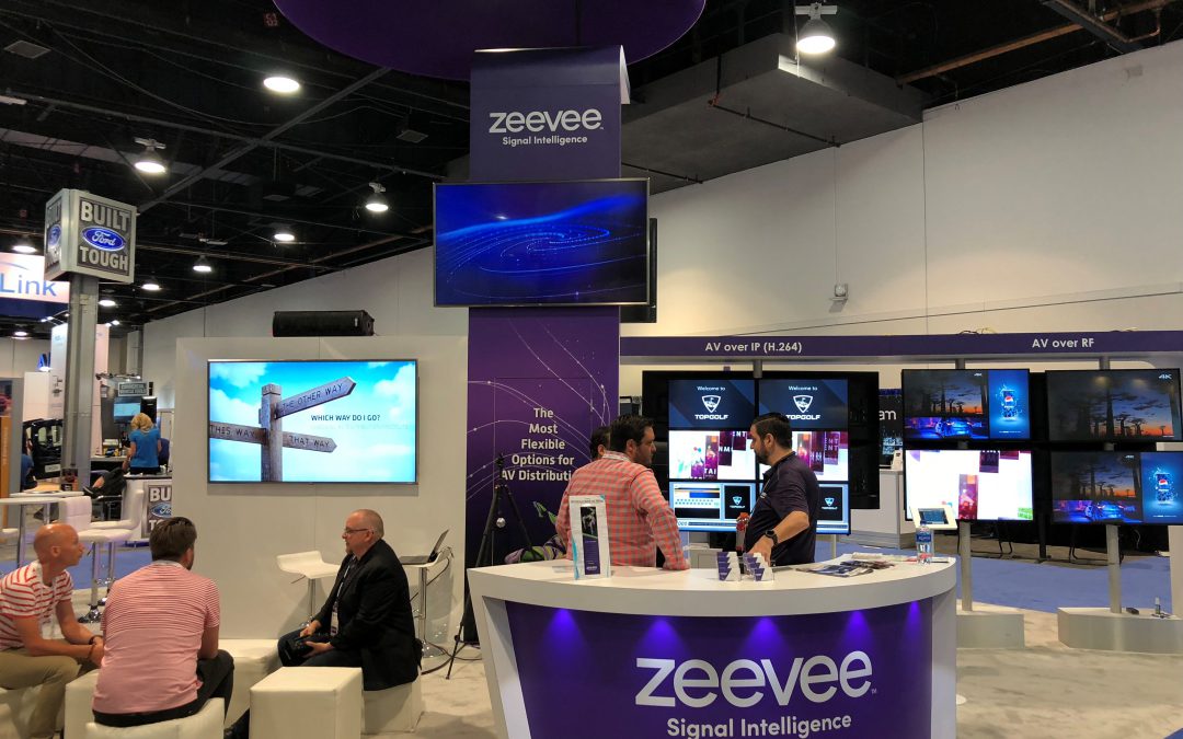 InfoComm 2018 SAVI Canvas Demo at the ZeeVee Both